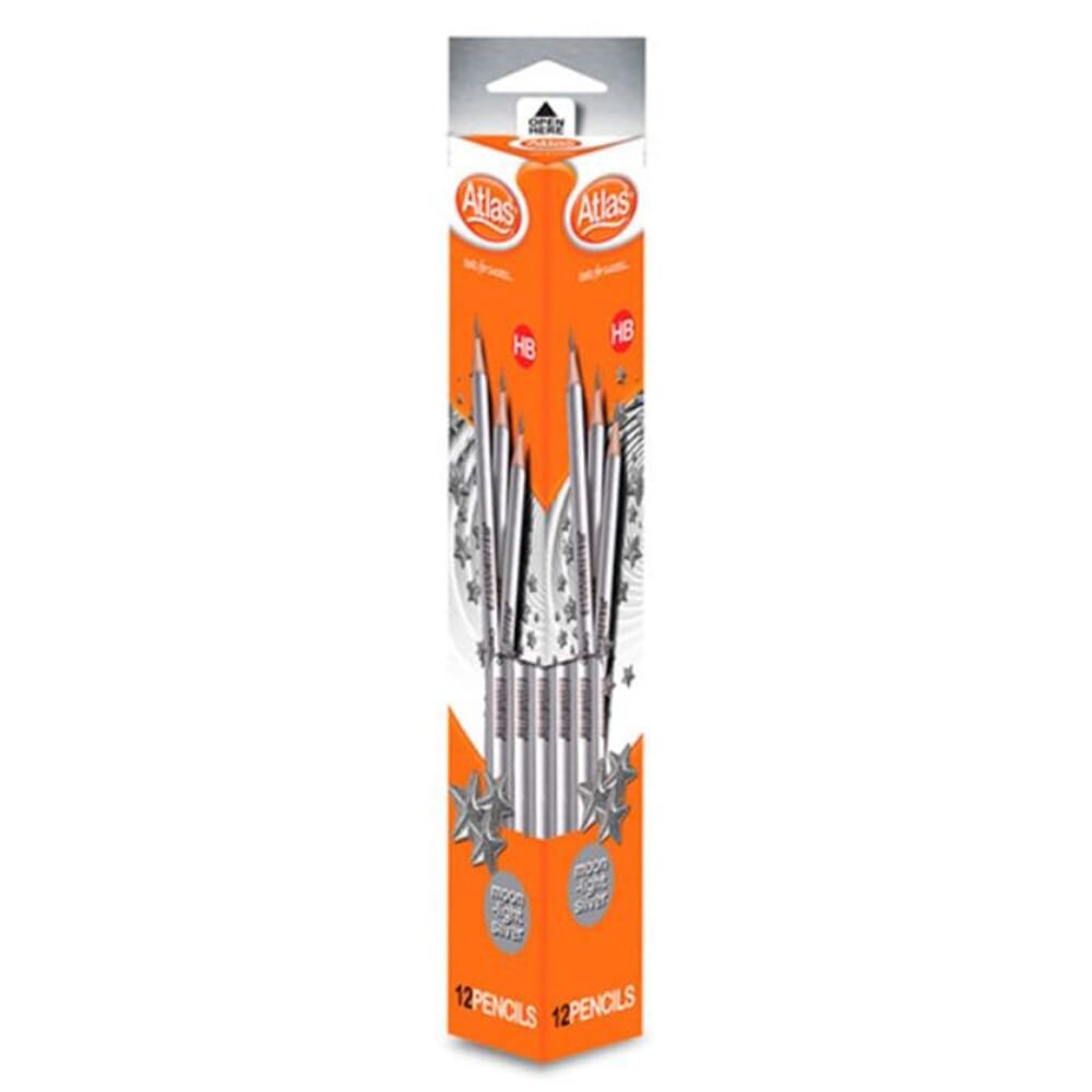 Atlas pencil moon light silver 5 pencil pack | Daraz.lk