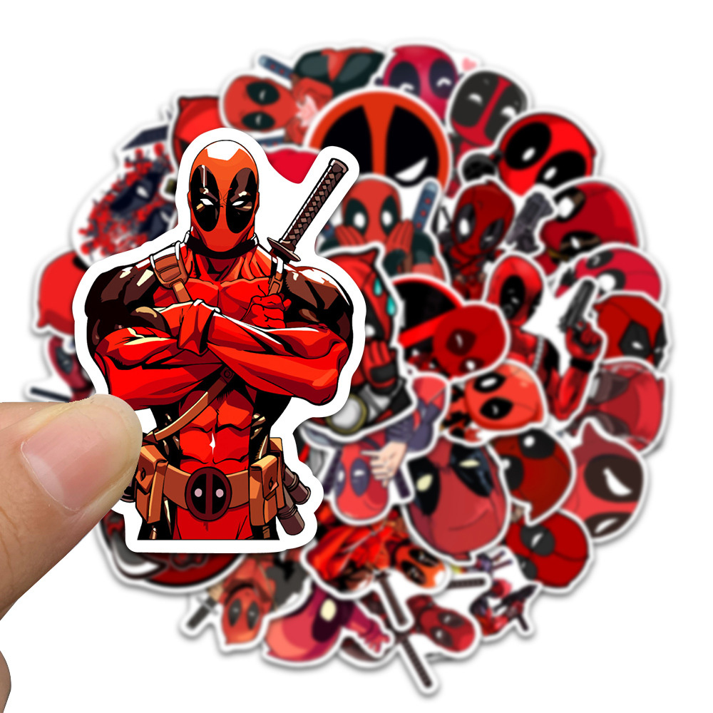 20/40/60pcs Deadpool Stickers Marvel Universe Superhero Stickers for ...
