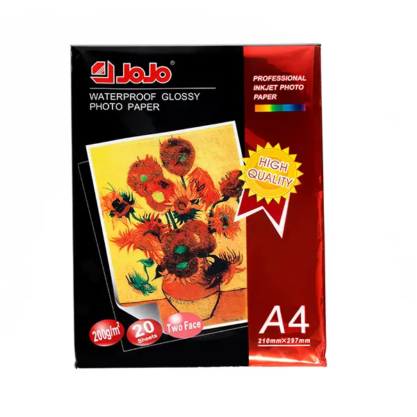 JOJO TWO FACE GLOSSY PHOTO PAPER (2 Site Glossy) 200gsm - 20Sheets ...