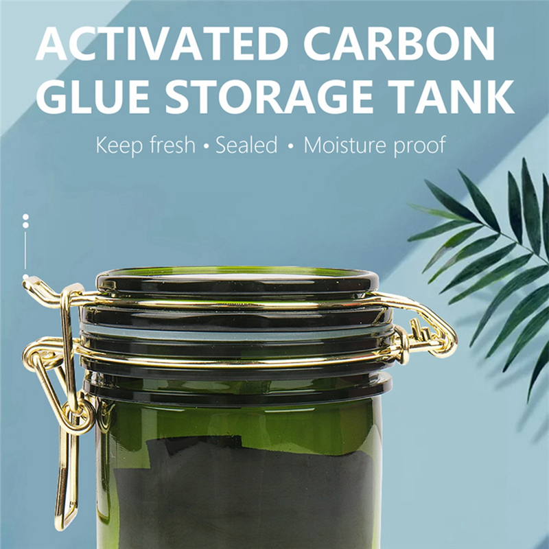 Eyelash Tool Glue Sealer Activated Carbon Glue Storage Box Grafting ...