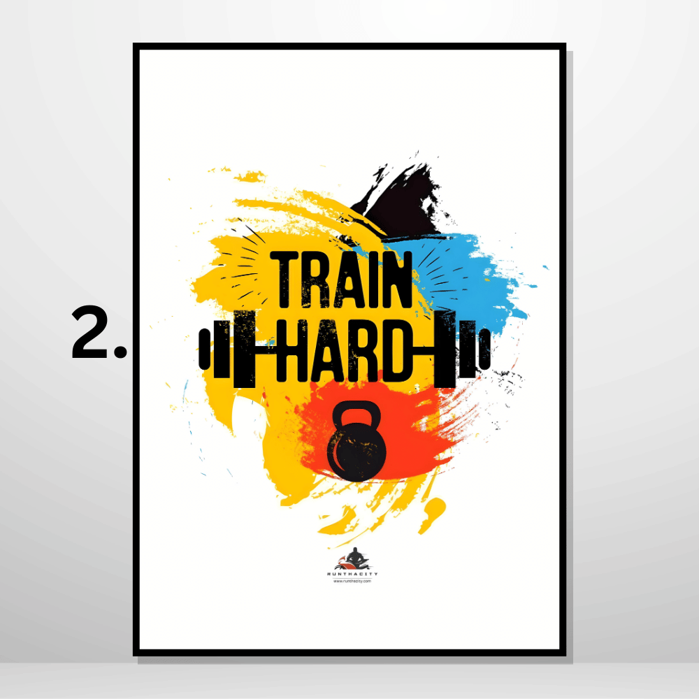 A3/A4 Size framed Gym Motivational Workout Wall posters Desk Wall ...