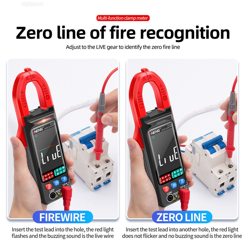 ST212 Digital Clamp Meter 400A Current True RMS Smart | Daraz.lk