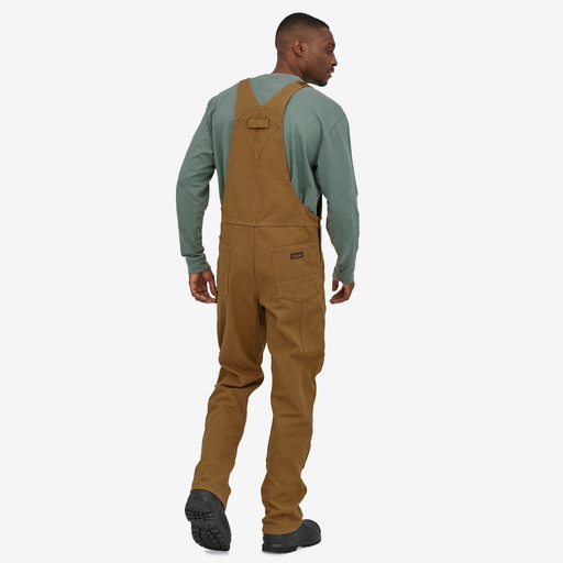 Buy S Brown Mens Work Wear Canvas Overalls