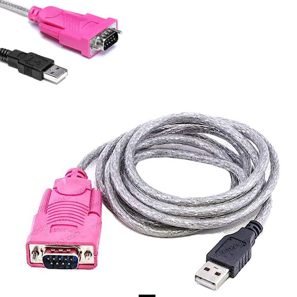 USB Male to VGA Male Cable 1.8M USB To RS232 Serial Converter Adapter PDA Modem Phone GPS RS232 ...