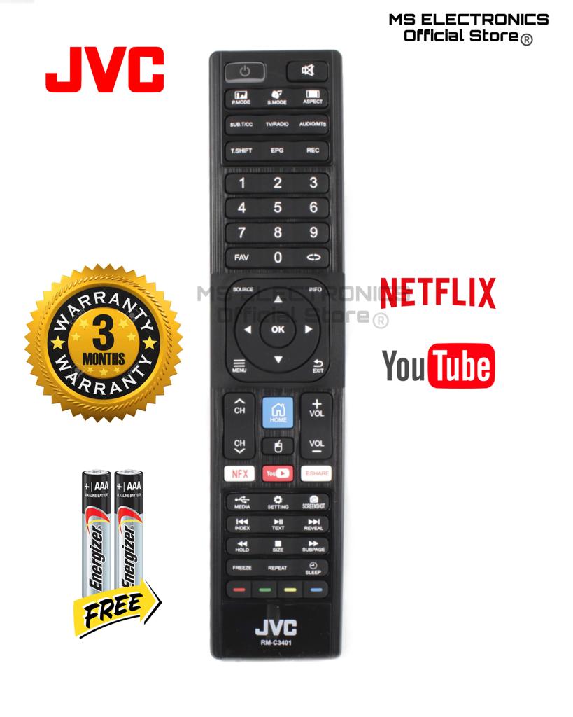 JVC Smart LED TV Remote Controller | Daraz.lk