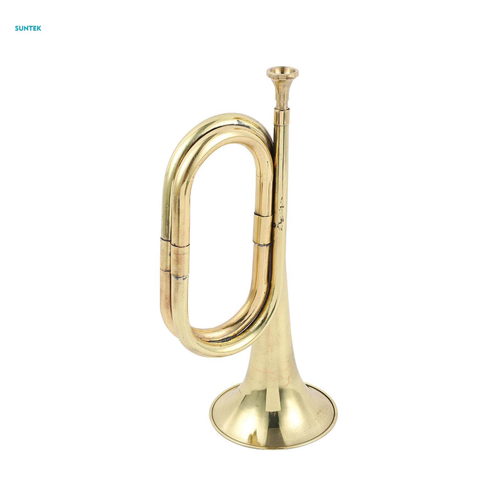 Solid Copper and Brass Bugle Blowing Bugle Signal Musical Instrument ...