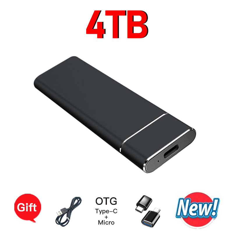 External Hard Drive SSD 1TB High-capacity USB/Type-C Interface High ...