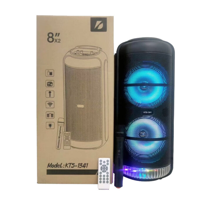 Karaoke Wireless Bluetooth Speaker with Wireless Microphone 8X2 KTS ...