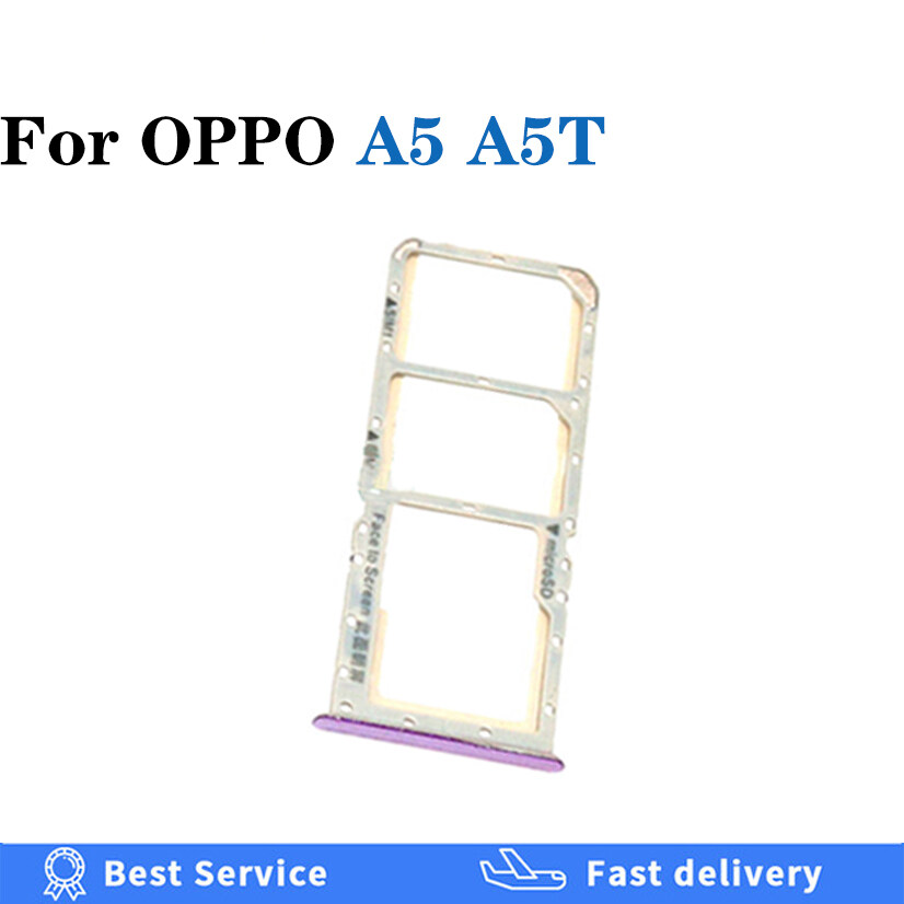 For OPPO A3S / A5 Sim Card Tray Slot Holder Card Holder Reader SD Slot ...
