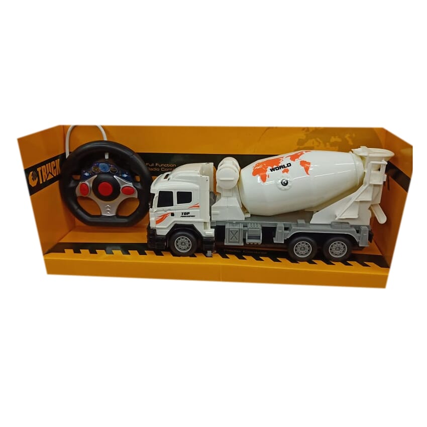 Remote Control RC Cement Mixer Truck Toy With Batteries | Daraz.lk