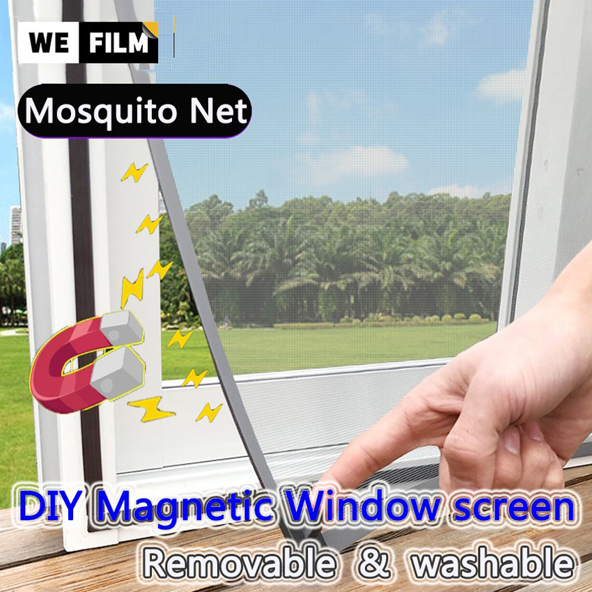 DIY Magnetic Mosquito Screen Mosquito Net Prevent Dengue Fever Washable ...