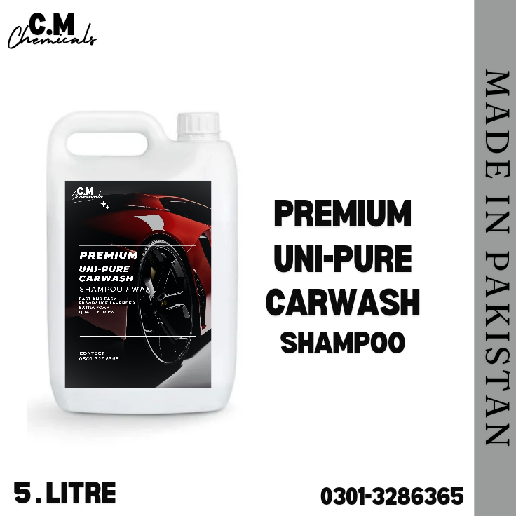 Premium Uni-Pure Car Wash Shampoo 5-Litre Cane New Formulation ...
