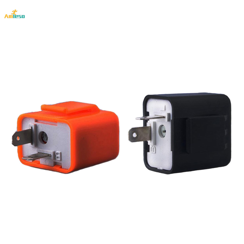 12V 2 Pin Adjustable LED Flasher Relay Blinker black | Daraz.lk