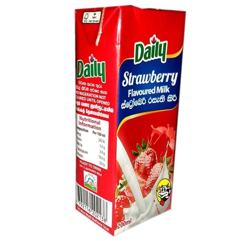 Daily - Strawberry Milk 200Ml | Daraz.lk