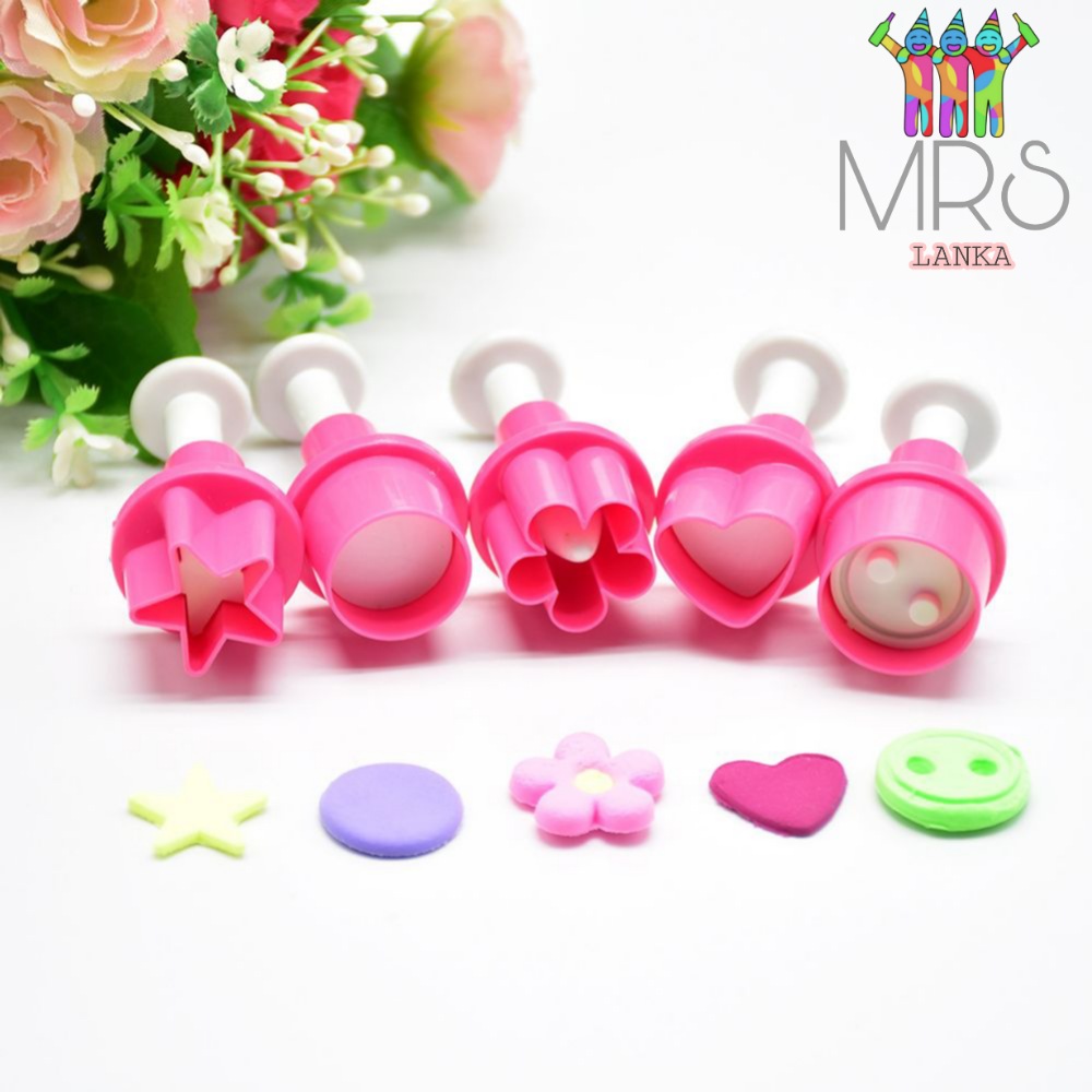 Fondant Plunger Cutter 5 Pcs Set | Daraz.lk