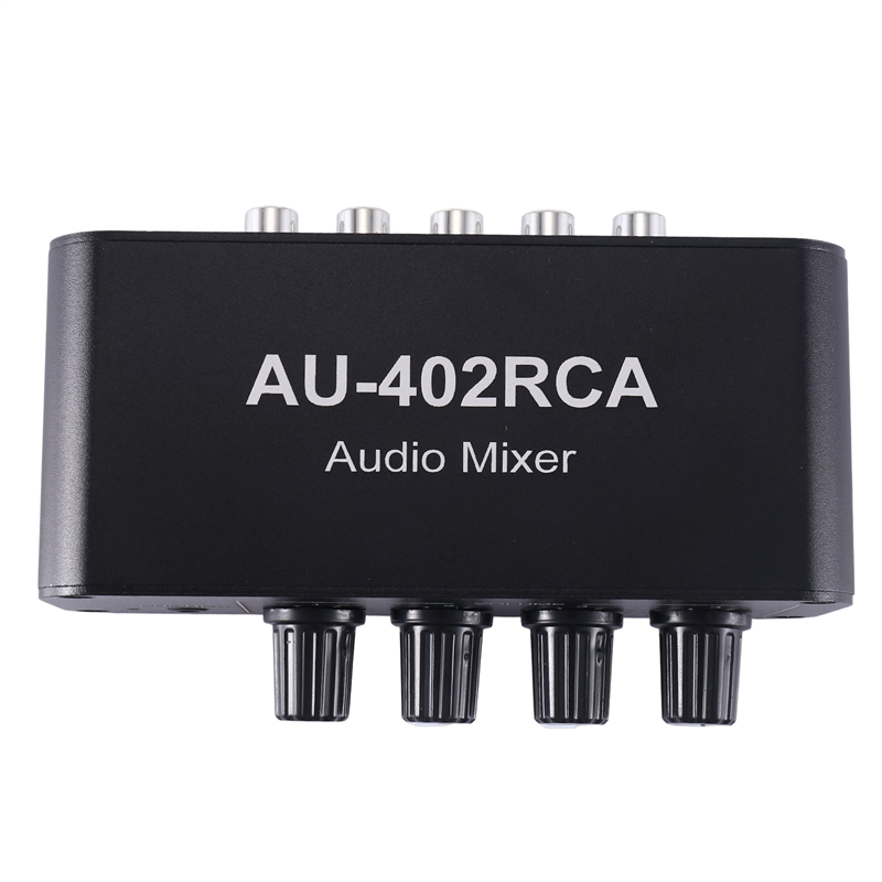 Multi-Source RCA Mixer Stereo Audio Reverberator 4 Input 2 Output Audio Switch Switcher Driver ...