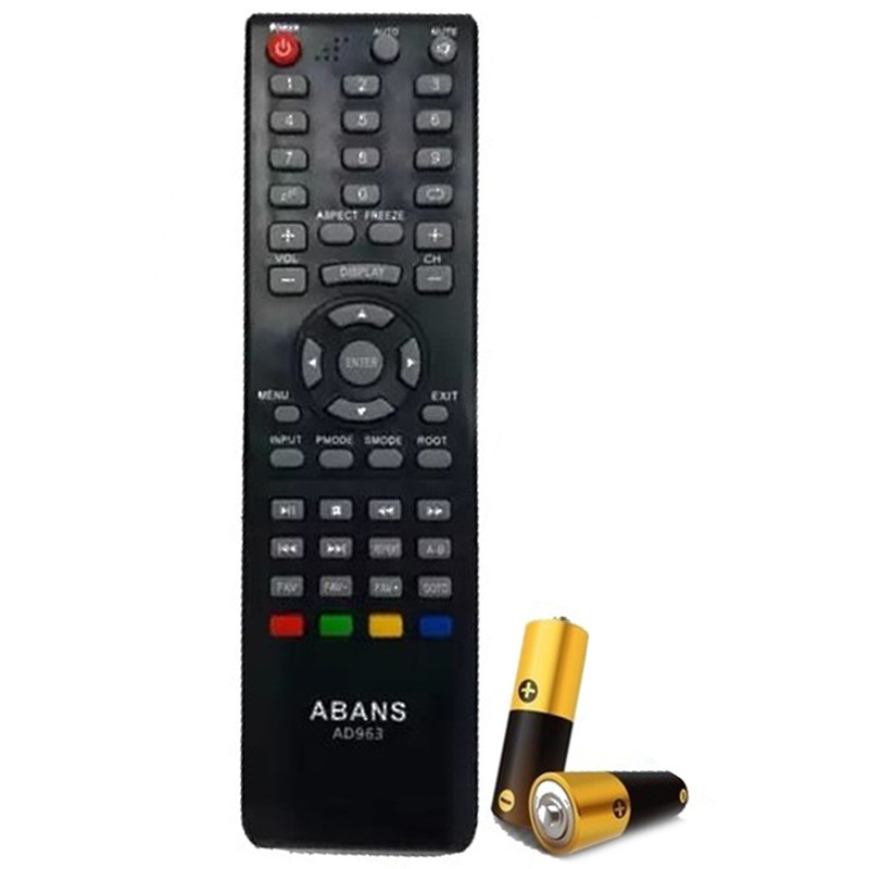 Abans LED/LCD Tv Remote Controller AD963 & Free Batteries | Daraz.lk