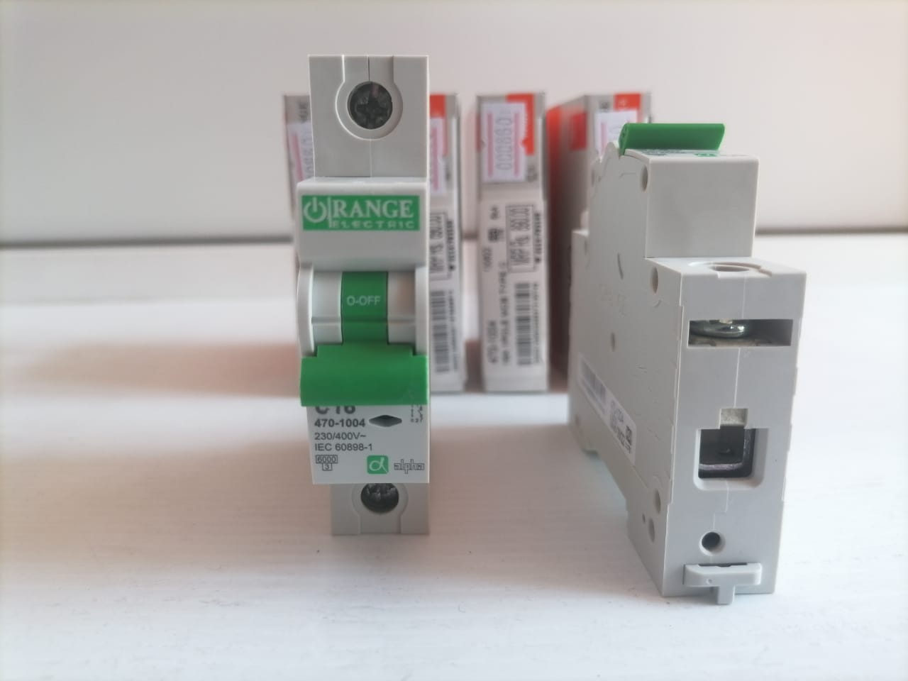 Trip switch Orange Alpha 16A MCB C Type | Daraz.lk