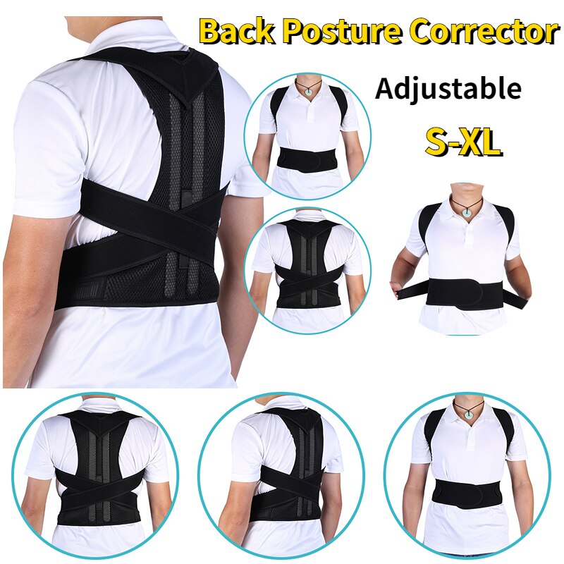 Invisible Back Posture Corrector Scoliosis Back Brace Spine Belt ...
