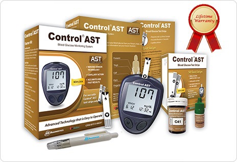 Control® AST Blood Glucose Monitoring System | Daraz.lk