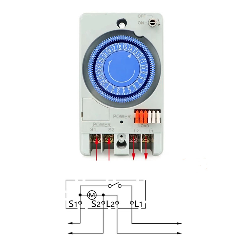 Din Rail Mechanical Timer Switch Mechanical Timer Switch Waterproof 100 ...