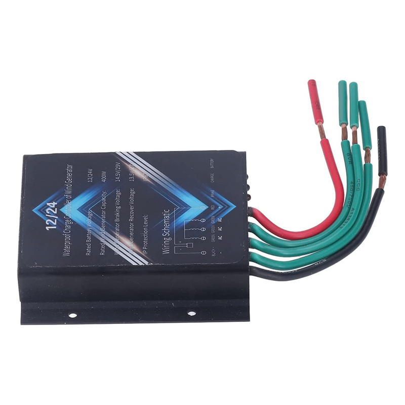 400W 12V 24V Wind Turbine Charge Controller Mini Wind Turbine Generator ...