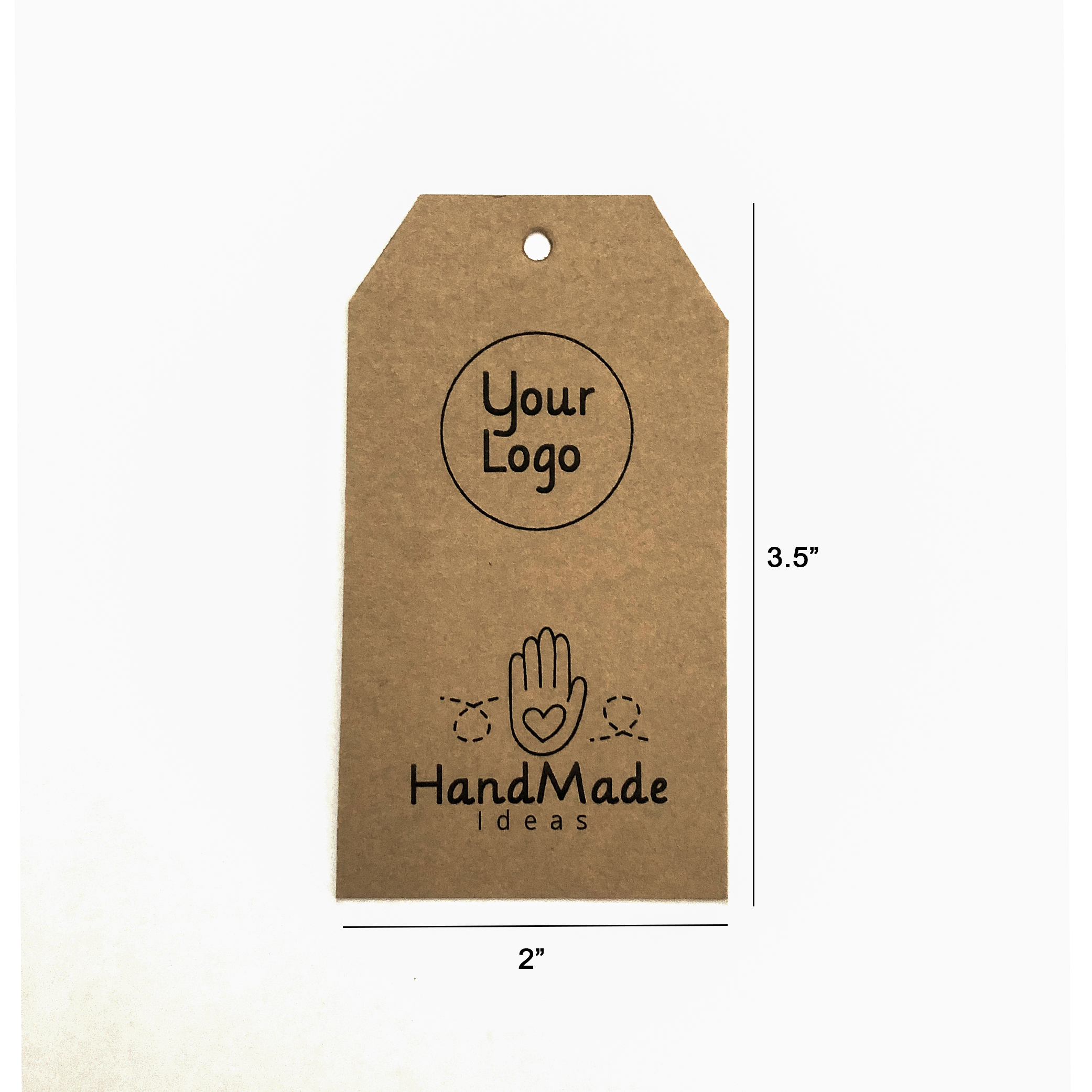 100Pcs Custom Craft Hang Tags, Clothing, Brand, Fashion, Accessories ...