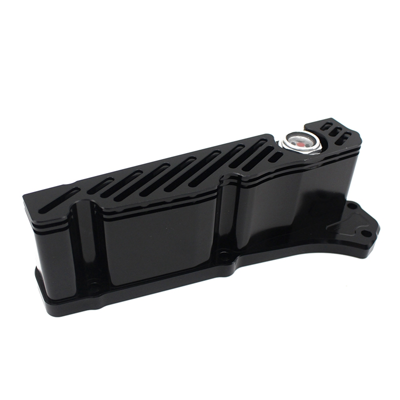 Motorcycle Oil Pan Aluminum Clear Visible Oils Bottom Potn for VESPA ...