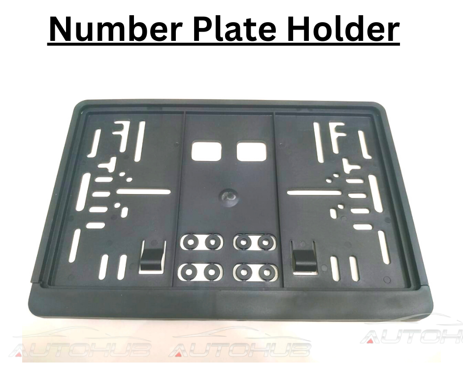 Rear Number plate holder- Black | Daraz.lk