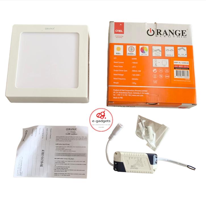 12W Orange LED Panel Day Light Surface Mount use in Slab Surface | Daraz.lk