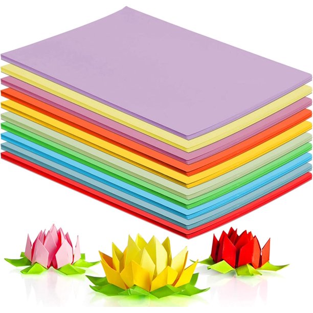 A4 Size Paper - Bright Colours, 100 Sheets | Daraz.lk