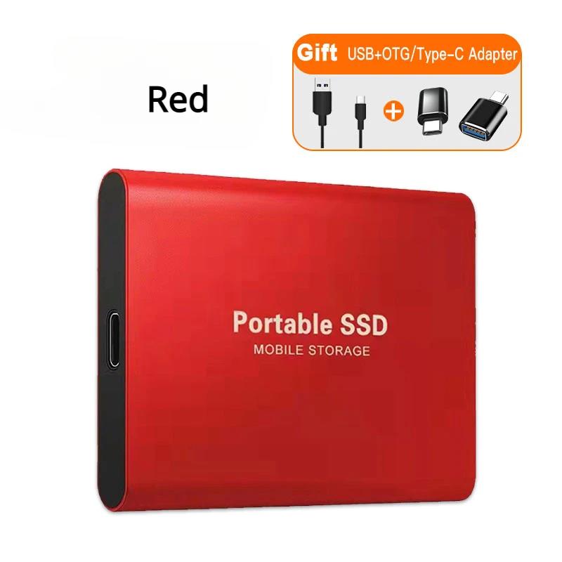 Portable SSD 1TB/2TB External Solid State Drive USB 3.0/Type-C Hard ...