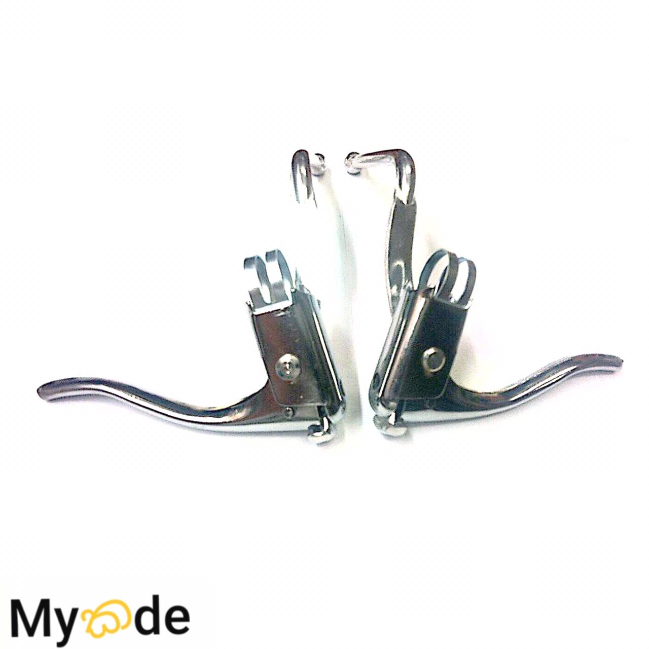 Bicycle Brake Lever Racing Double Side Dual Pull Left and Right Levers ...