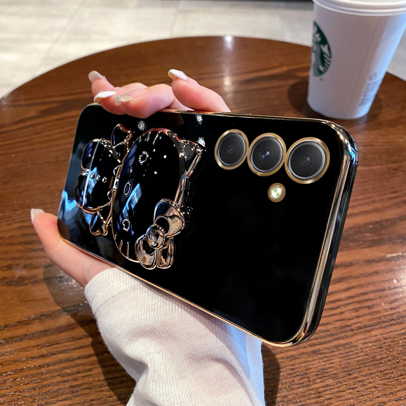 For Samsung Galaxy M15 5G / F15 5G Back Cover with Cute Cat Makeup ...