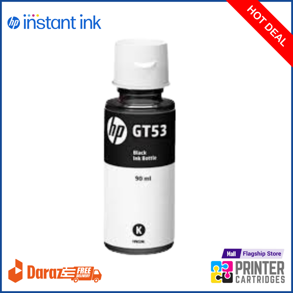 HP GT53, GT53XL Black (1VV22AA , 1VV21AA) GT52 Yellow (M0H56AA)/Magenta ...