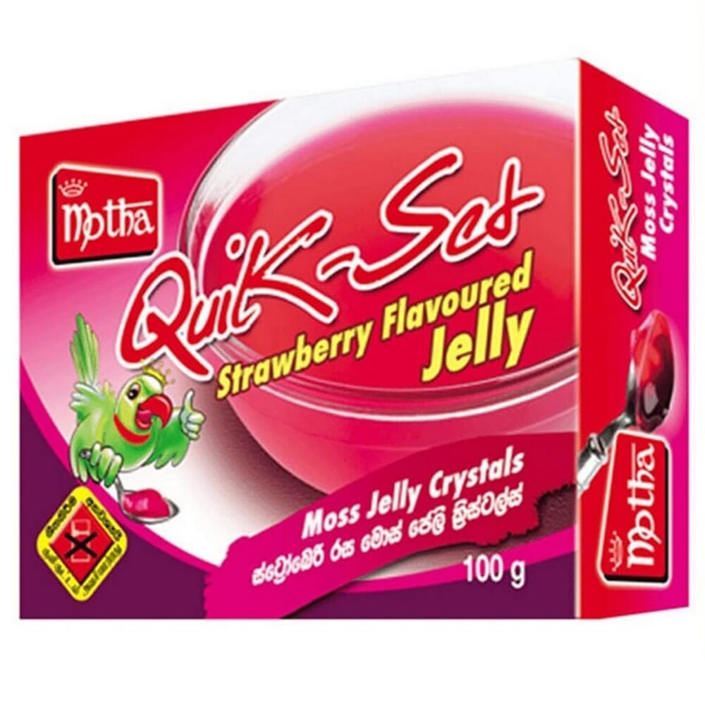 Motha Jelly - Quick Set - Strawberry 100g | Daraz.lk