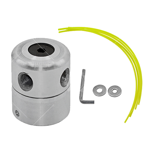 Aluminium Trimmer Head with 4 Line for Grass Trimmer Bobbin (Brush ...