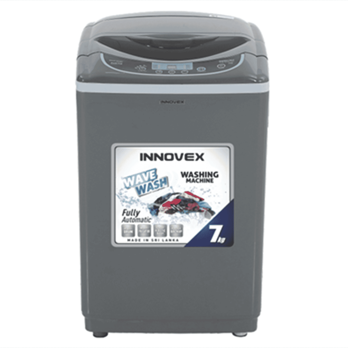 Innovex IFA70S Steel Drum Fully Automatic Washing Machine with 5 Years ...