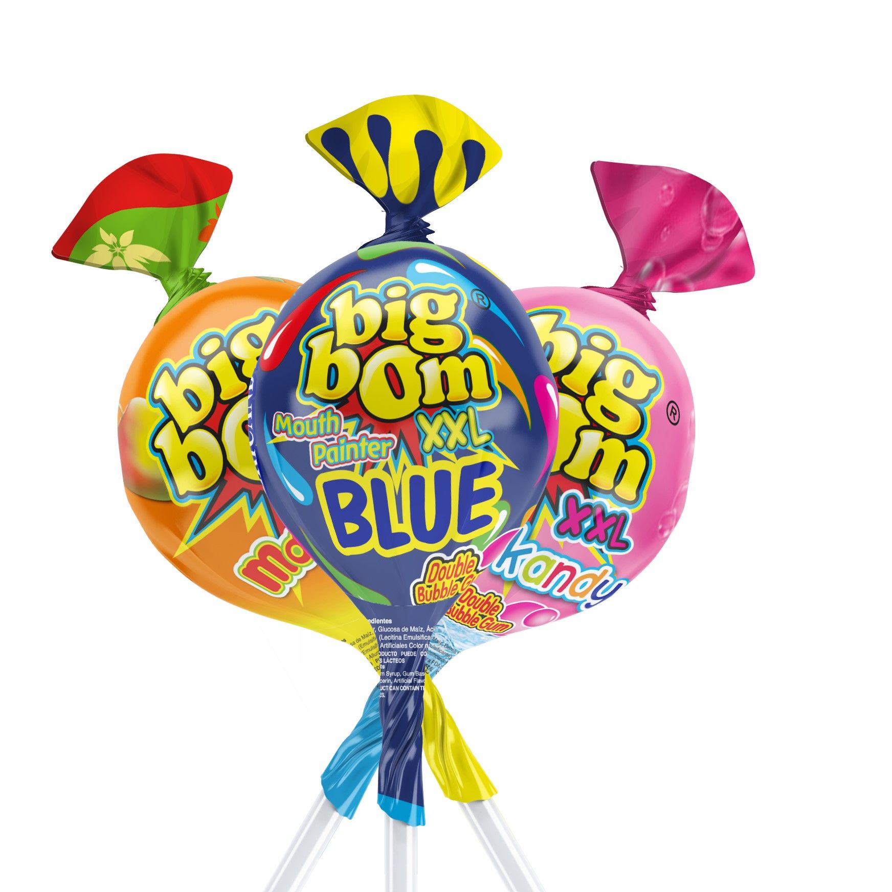 Big Bom XXL Lollipop Candy Random Flavour 1 Piece of Strawberry ...