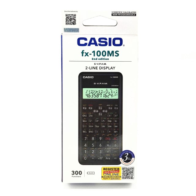 100% Original FX100ms Casio Calculator 300 Funtions | Daraz.lk