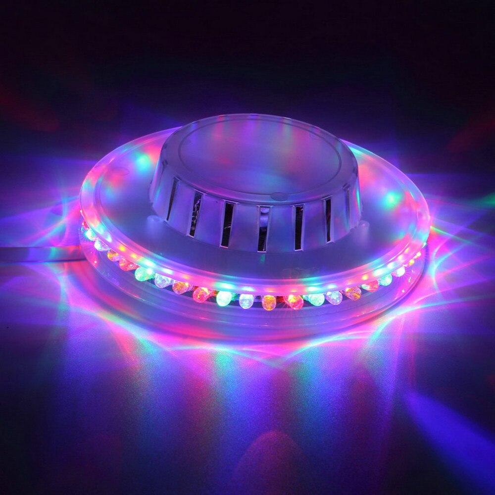 Sunflower LED RGB Auto Color Changing Rotating Stage Light | Daraz.lk