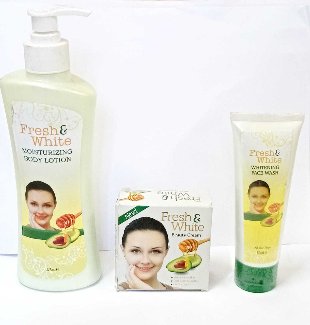 Fresh and White Beauty Cream - Moisturizing Body Lotion - Face Wash ...