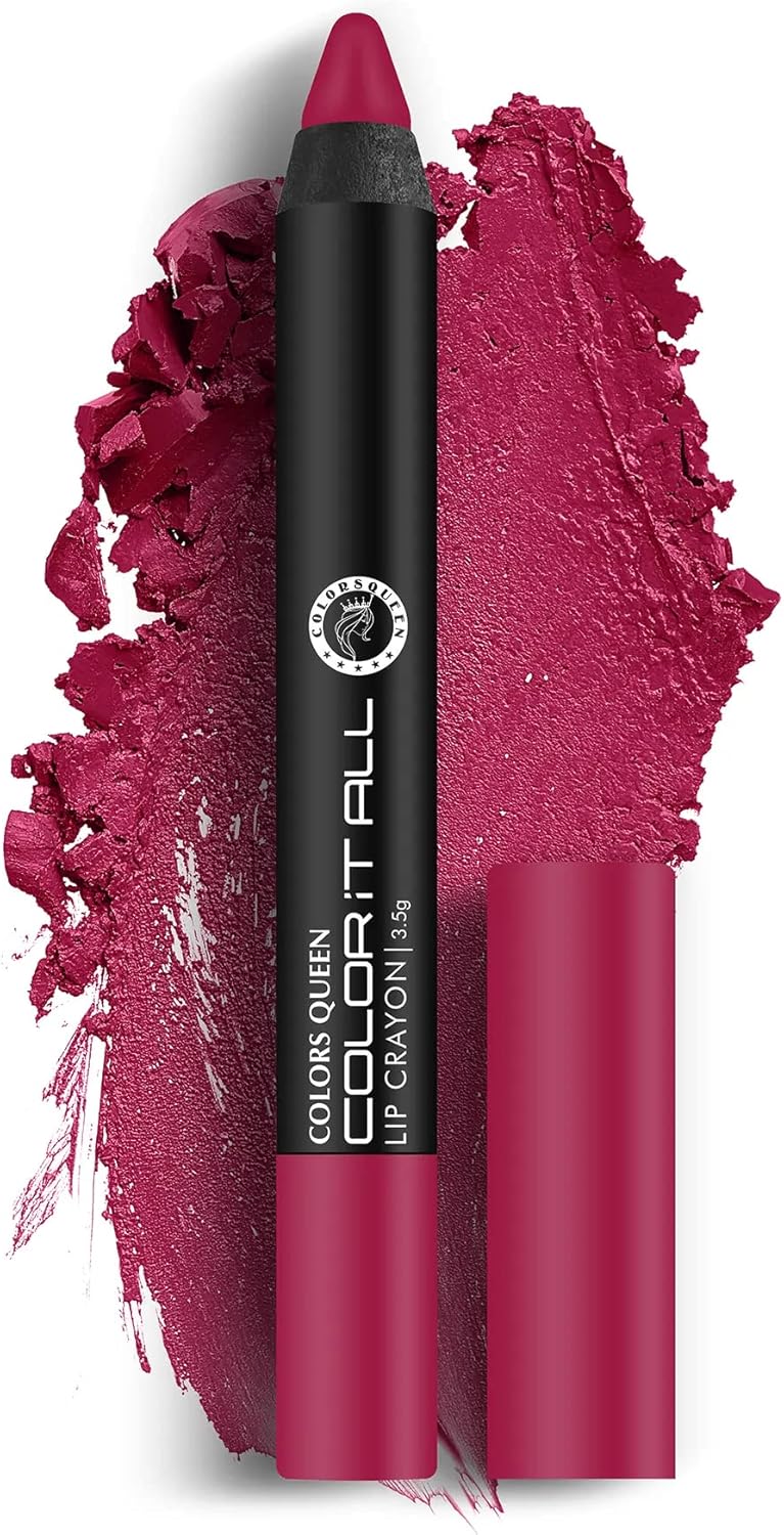 [Pack of 3 + 1 Tester Free] Colors Queen Color it All, Lip Crayon, 3.5g ...