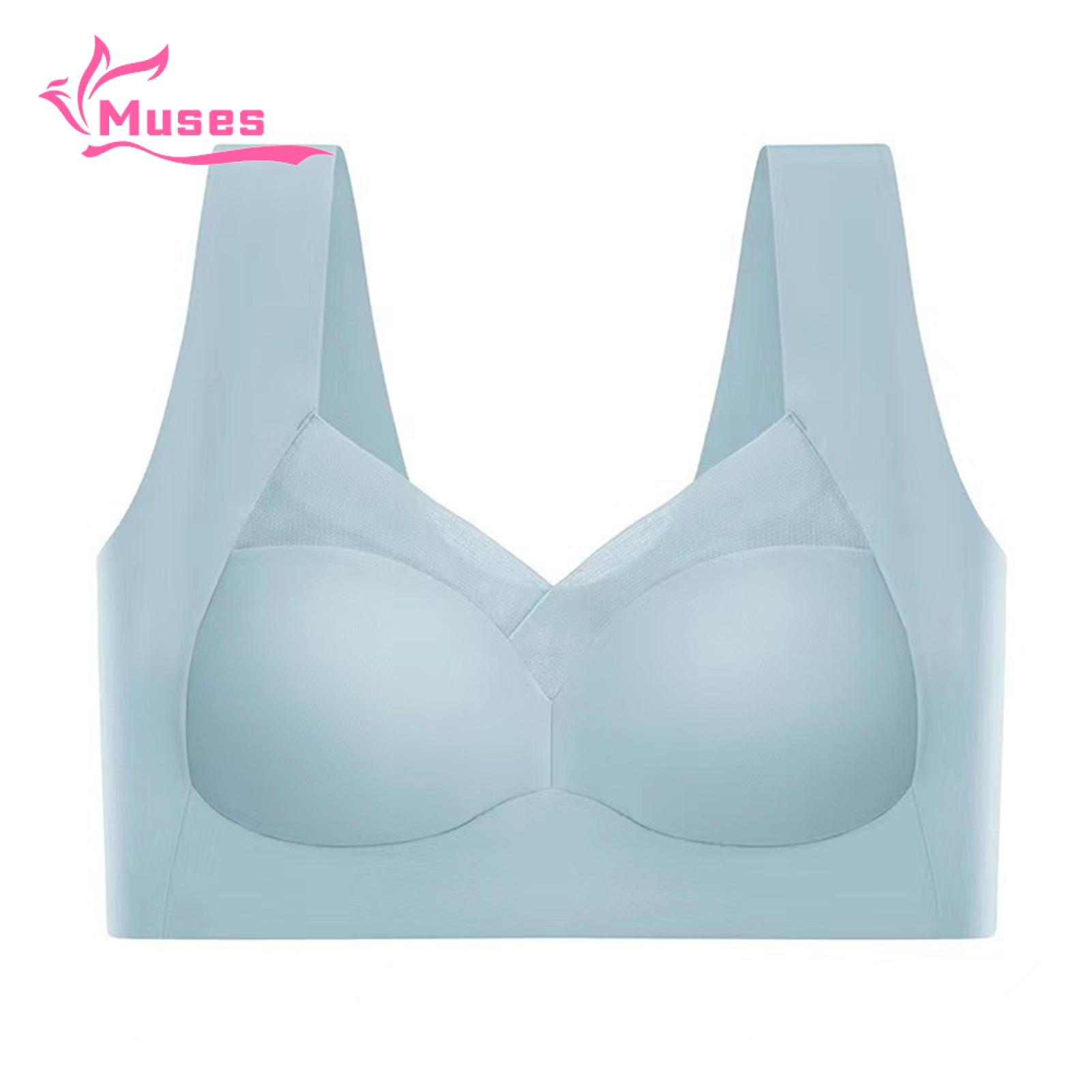 Muses Mall Seamless Underwear Mesh Stitching Invisible Thin Gathered ...