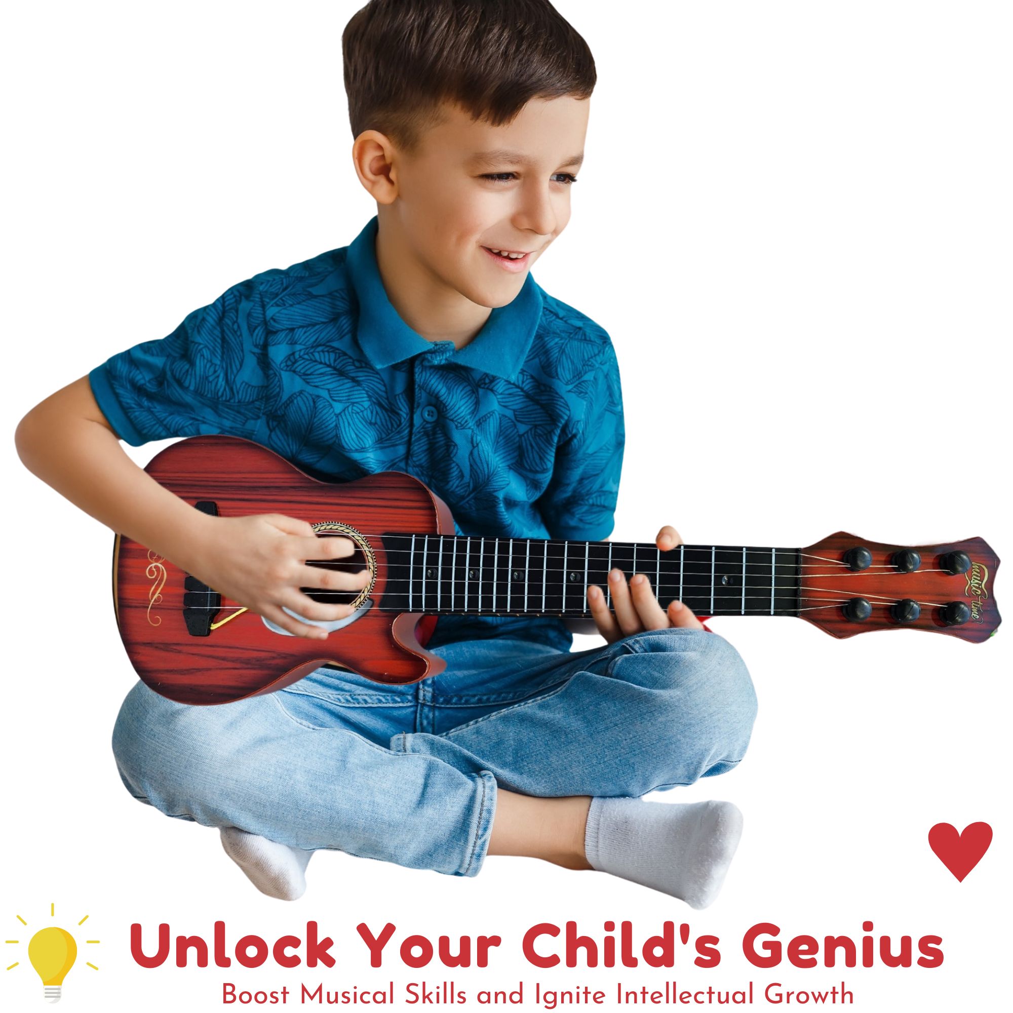 Kids Toy Guitar - Learn First Guitar Chord- Musical Toys for Kids ...