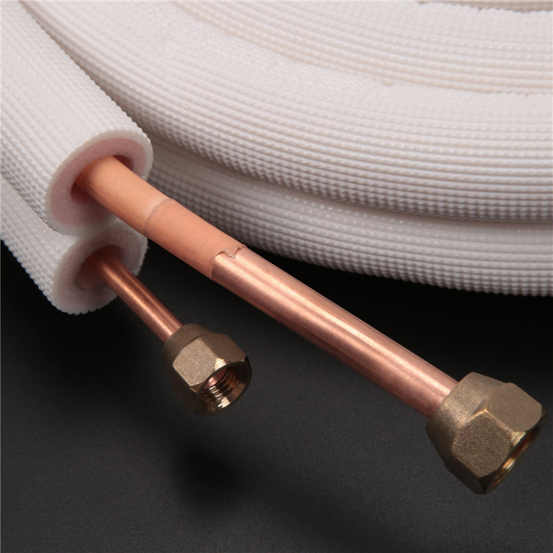 3Meter Air Conditioner Pair Coil Tube 1/4In 3/8In Insulated Aluminum ...