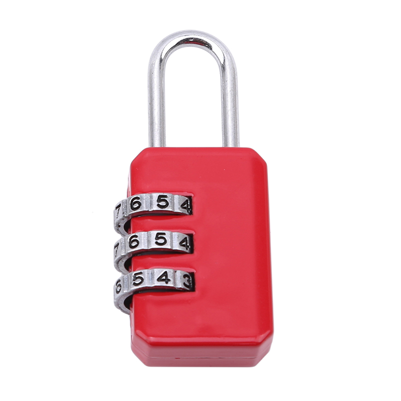 【NEW】 3 Digit Number Combination Pad Lock Padlock Outdoor Waterproof ...