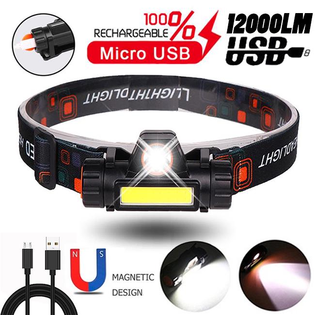 Portable Mini rechargeable Head Lamp with in built battery | Head Torch ...
