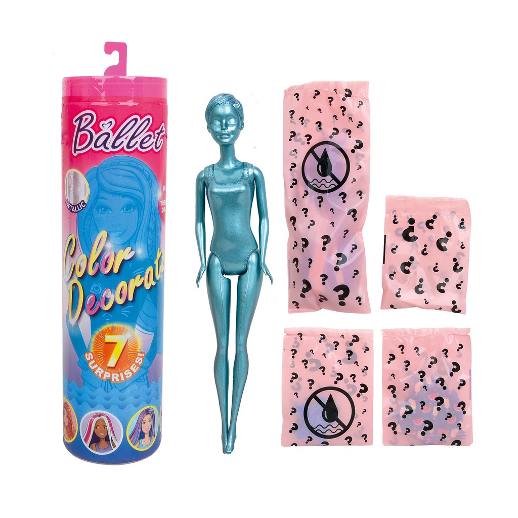 【Fullyoung_520 Store】Barbie Color Reveal Doll with 7 Surprise: Water ...