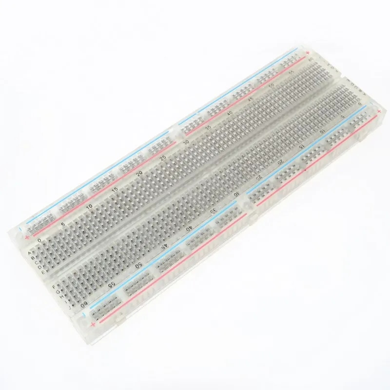 Crystal Breadboard 830 Point Solderless PCB Bread Board MB-102 MB102 ...
